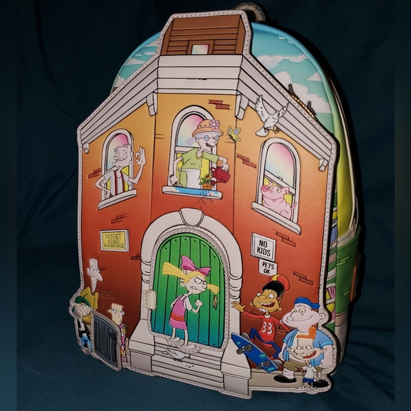 Loungefly | Bags | Nwt Nickelodeon Hey Arnold Sunset Arms Boarding ...
